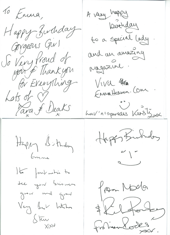 Post Box Birthday Wishes - Emma Heaven